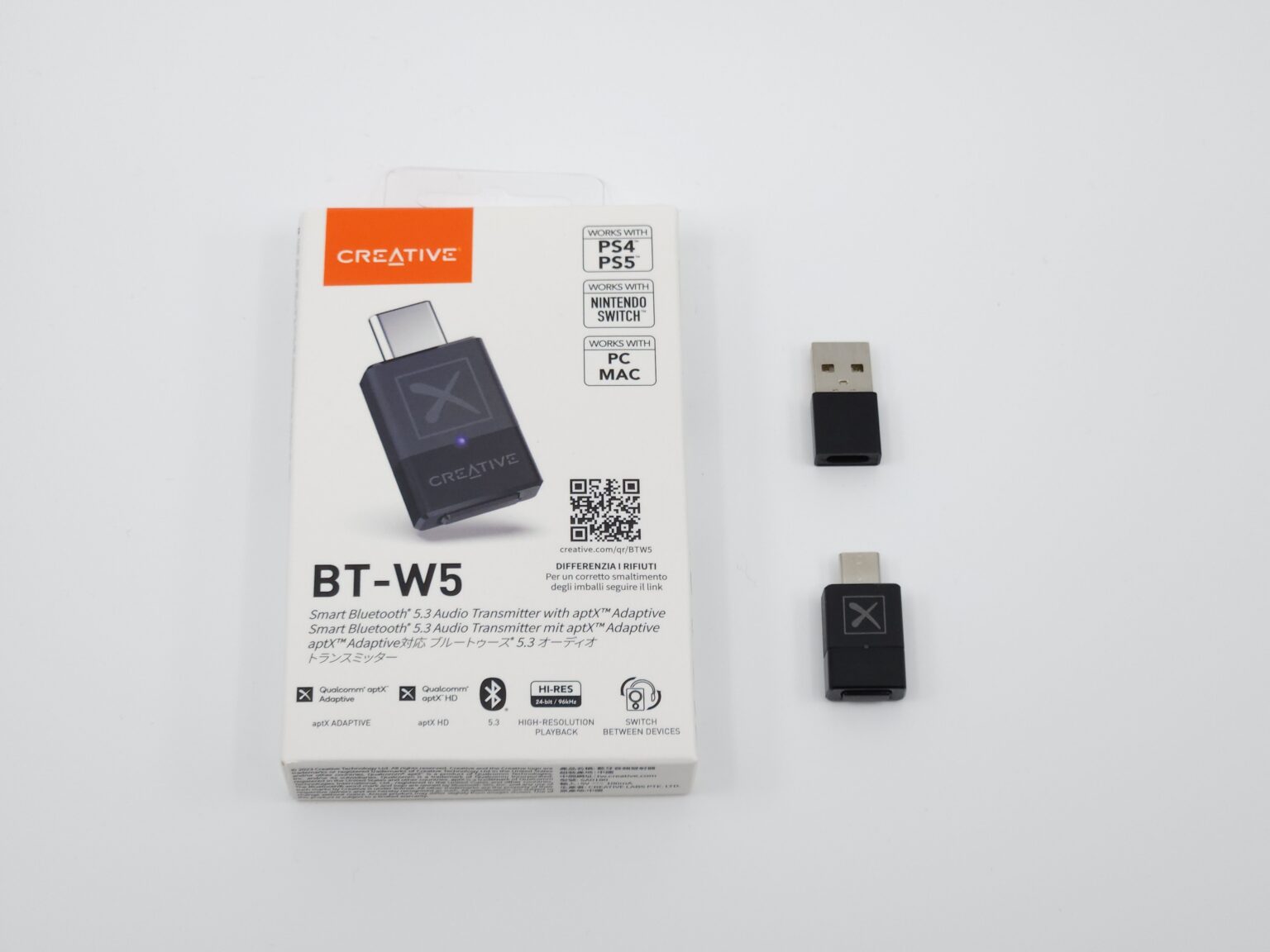 【BTD600 vs BT-W5】AptX-Adaptive対応Bluetoothドングル比較レビュー